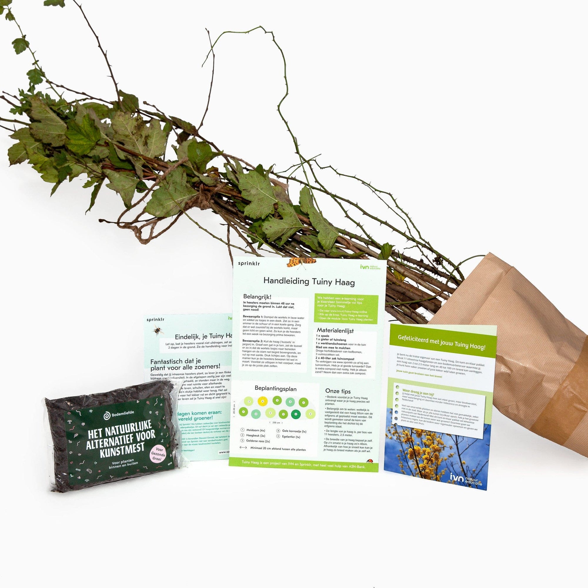 Tuiny Haag | Pakket vol Inheemse haagplanten | Sprinklr.co